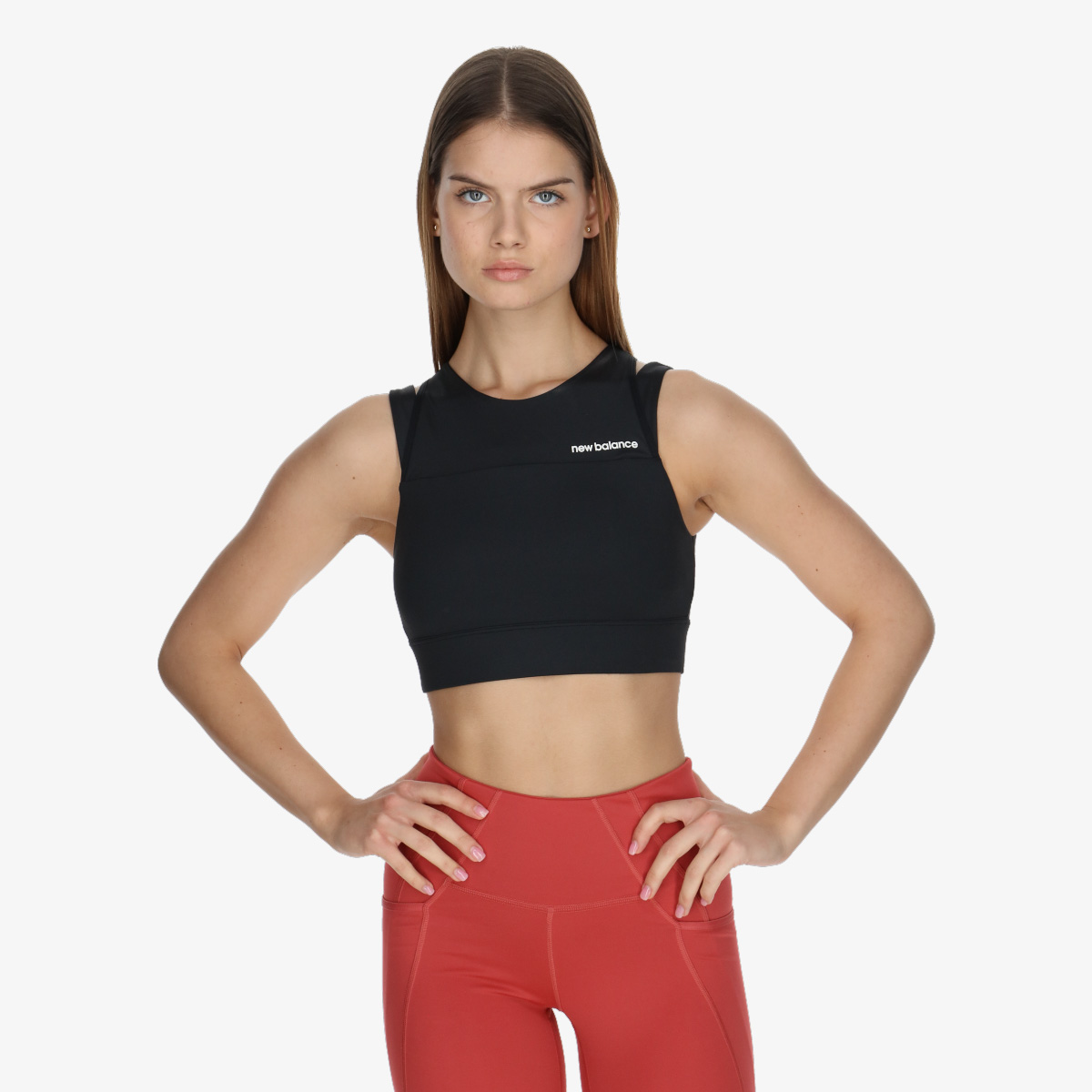 NEW BALANCE Bra Shape Shield Crop Bra WB21110-BK | Runnmore